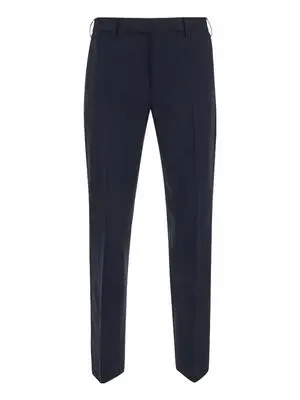 PT TORINO Tailored Twill Trousers - Black