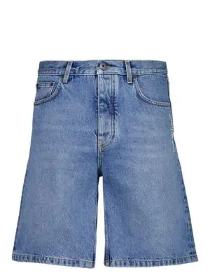 Off-White Off-White Half Arrow Denim Shorts Blue