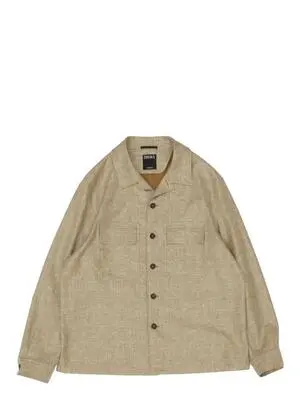 Zegna Button-up Overshirt - Nude
