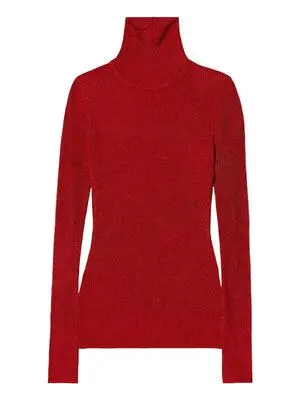 Isabel Marant Étoile Jaelis Ribbed Knit Turtleneck Sweater - Red