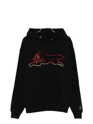 ICECREAM Graphic Embellished Hoodie - Black