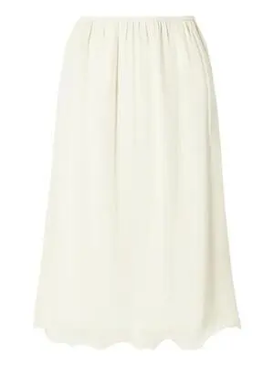 Posse Solene Midi Skirt - White