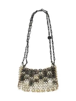 Rabanne Iconic 1969 Nano Shoulder Bag - Black/gold