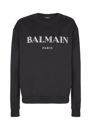 Balmain Printed Sweatshirt - Black