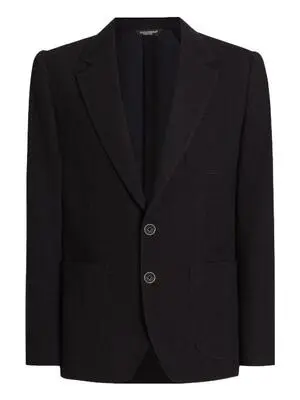 Dolce & Gabbana Tailored Long Sleeve Blazer - Black
