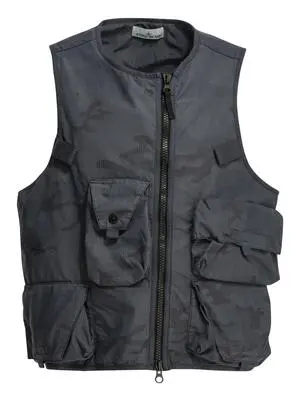 Stone Island Camouflage Vest - Blue