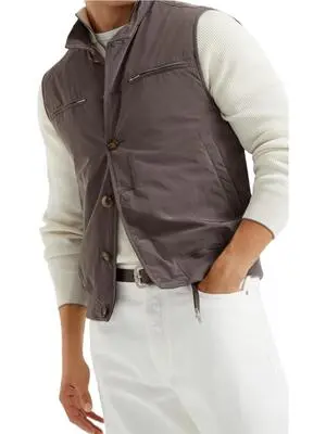 Brunello Cucinelli Sleeveless Vest - Brown