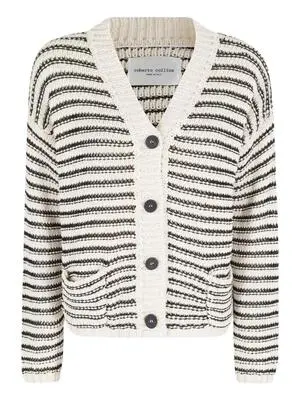 ROBERTO COLLINA Roberto Collina Striped Chunky Knit Cardigan