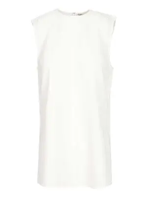 TOTEME Crewneck Sleeveless Top - Off-white
