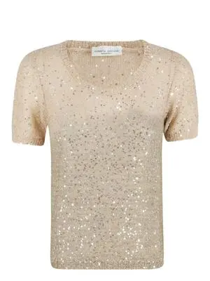 ROBERTO COLLINA Roberto Collina Sequin Embellished T-Shirt