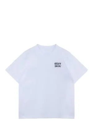 Sacai Logo Detailed Crewneck T-shirt - White