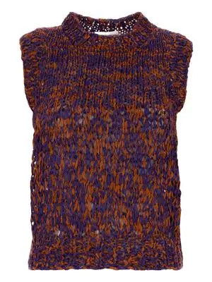 Dries Van Noten Sleeveless Knitted Sweater - No