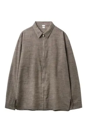 POST ARCHIVE FACTION (PAF) Zip Shirt - Dusk