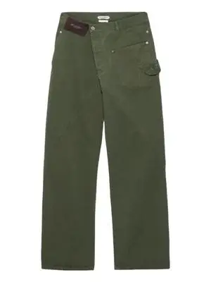 J.W.ANDERSON Jw Anderson Twisted Workwear Jeans - Washed Green