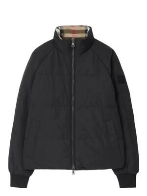 BURBERRY Burberry Zippered Cotton Jacket With Stand Collar