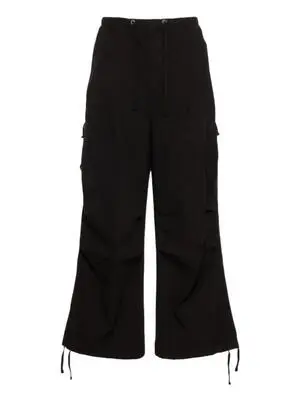 JADED LONDON Cargo Pants With Drawstring Cuffs - Black