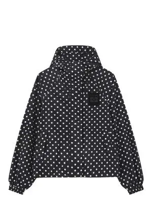 GANNI Ganni Polka Dot Hooded Jacket