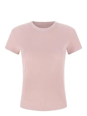 Isabel Marant Étoile Slim Fit Ribbed Top - Pink