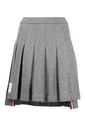Thom Browne High-low Hem Pleated Skirt - Medium Gray