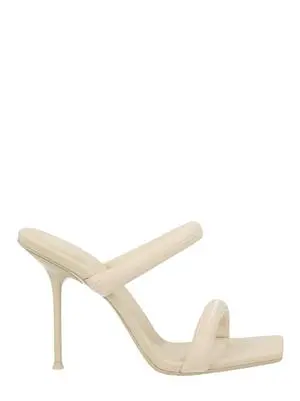 Alexander Wang Julie Padded Heeled Sandals - Nude