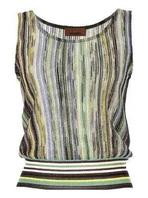 Missoni Sleeveless Knit Top - Gray