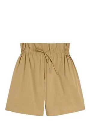 JIL SANDER Drawstring Poplin Shorts - Grain Color