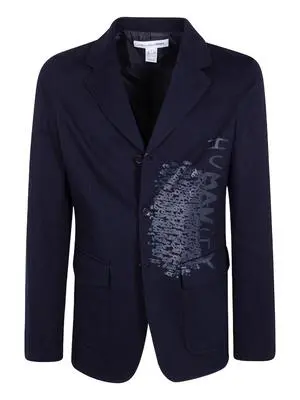 COMME DES GARÇONS Comme Des Garçons Shirt Graphic Printed Blazer