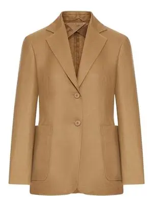Max Mara Buttoned Pocket Blazer - Brown