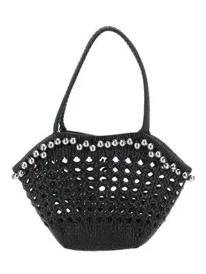 OSOI Lip Shoulder Bag - Black