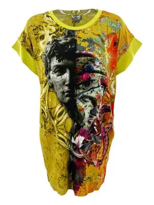 JUST CAVALLI Just Cavalli Portrait Printed T-Shirt