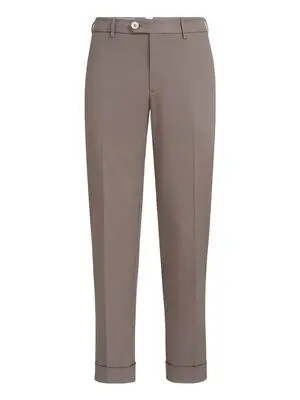 Brunello Cucinelli Tailored Tapered-leg Trousers - Hazelnut