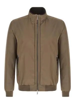 MOORER Bomber Jacket - Brown