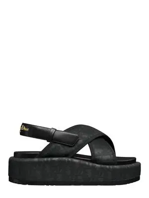 Dior Open-toe Platform Sandals - Black