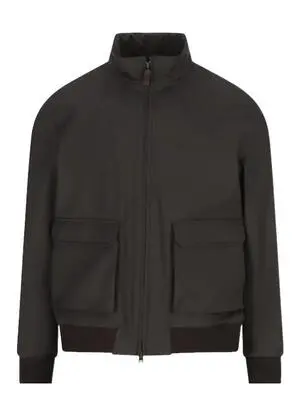 Herno Storm 3-layer Bomber Jacket - Black