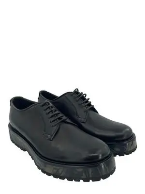 EMPORIO ARMANI Emporio Armani Lace-Up Round Toe Platform Shoes