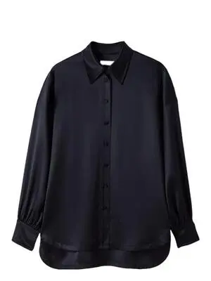 JOSEPH Tailored Button-up Shirt - Black