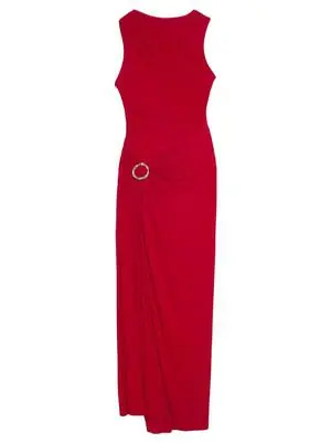Simkhai Blaine Jersey Gown - Crimson