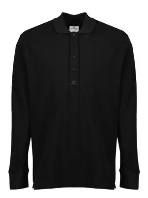 COURREGES Courrèges Long Sleeve Collared Polo Shirt