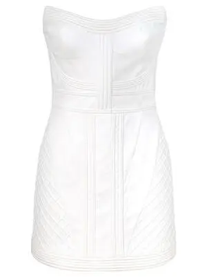 Zimmermann Rebellion Corded Corset Mini Dress - Ivory