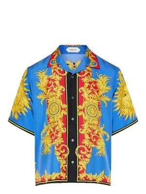Versace Pattern-printed Short-sleeved Shirt - Multicolor