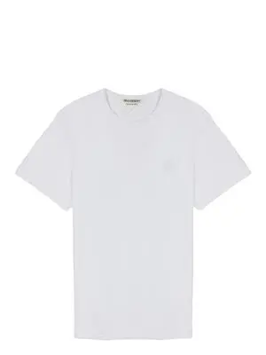 J.W.ANDERSON Jw Anderson Logo Embroidered Crewneck T-shirt - White