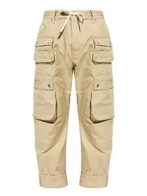 Dsquared2 Relaxed Cargo Pants With Drawstring - Beige