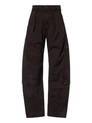 Citizens Of Humanity Flight Cotton-blend Barrel-leg Pants - Brown