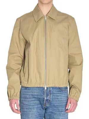 Ami De Coeur Zipped Jacket - Beige