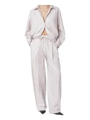 Andamane Wendela Oversized Suit Set - Ivory