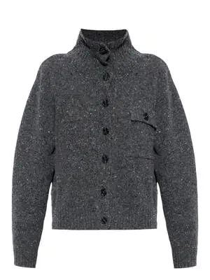 SAMSOE SAMSOE Salois Wool Cardigan - Grey
