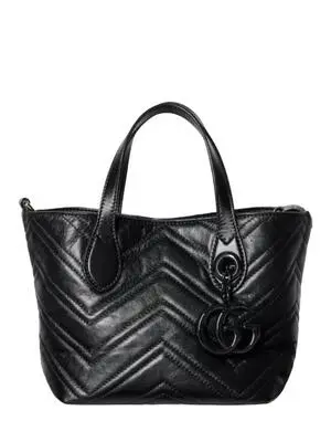 GUCCI Gucci GG Marmont Quilted Small Tote Bag