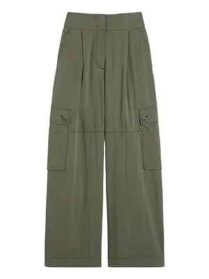 MAX MARA Weekend Max Mara Wide Leg Cargo Trousers