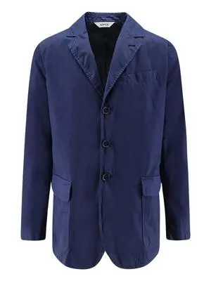 Aspesi Garment-dyed Cotton Blazer - Blue