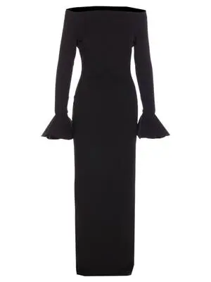 Solace London Anica Maxi Dress - Black